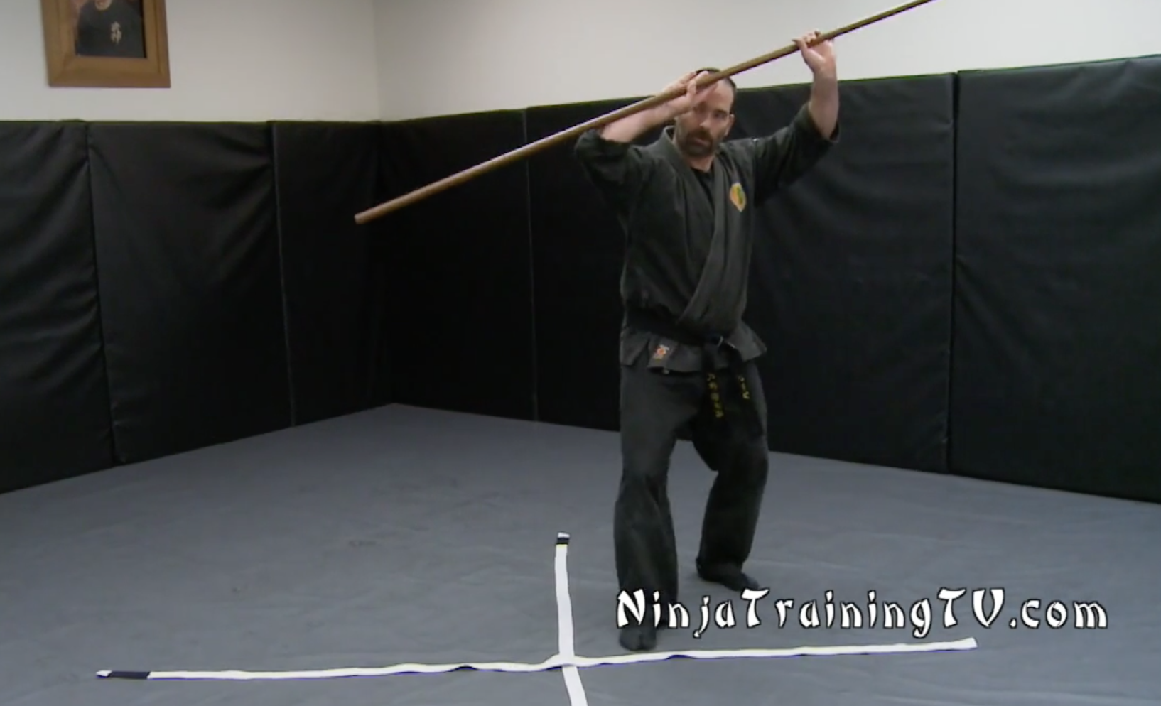 Solo Drill for Taking Angles for Bujinkan Ninjutsu on Ninja Training TV - Ninja Training TV