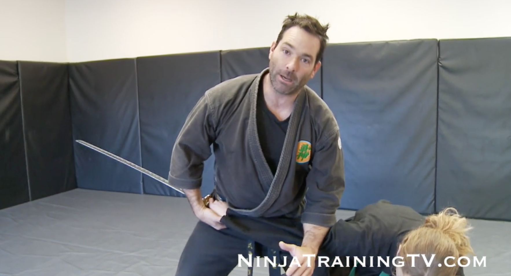 Shinken Muto Dori Gata, Sword Evasion Technique for Bujinkan Ninjutsu Training on Ninja Training ...